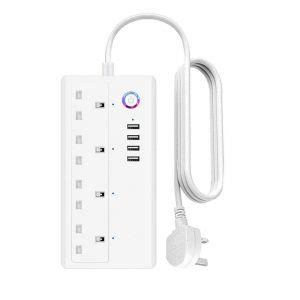 Smart Wifi Plug Extension IOS Android App Power Socket Strip With USB AC Plug Outlets