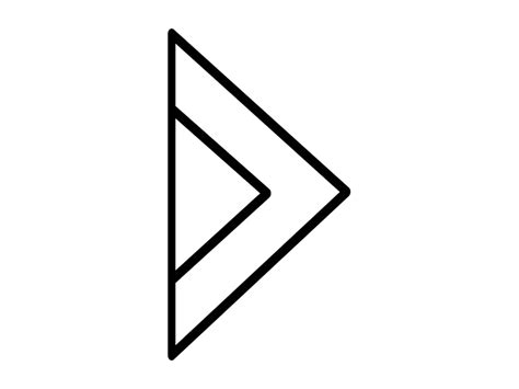 Svg Nested Triangle Right Arrows Icon Png Vector In Svg Pdf Ai Cdr