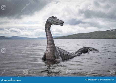 Spectacular Capture Of The Loch Ness Monster In A Lake In Scotland