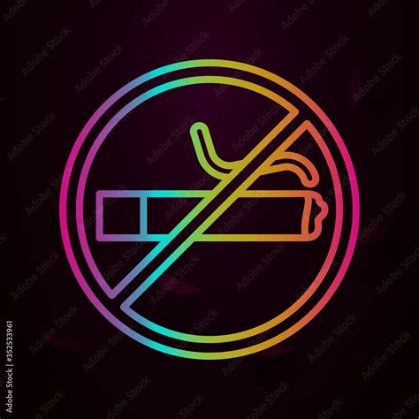 No Smoking Nolan Icon Simple Thin Line Outline Vector Of Swimming Poll Icons For Ui And Ux