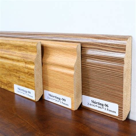 Mdfhdf Laminate Skirting Board Aj Floor China Factory