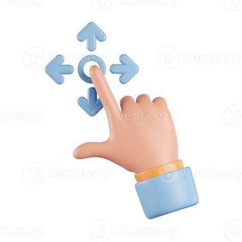 Hand Use Move Tool 3d Icon 57672017 Png