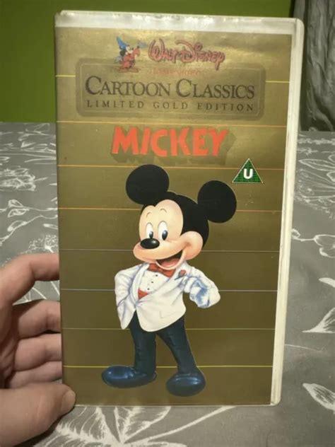 Walt Disney Cartoon Classics Limited Gold Edition Mickey Mouse Vhs