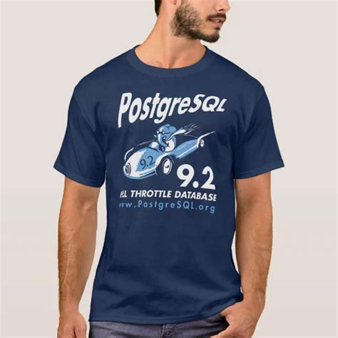 Postgresql 92 Basic Tshirt Men Zazzle