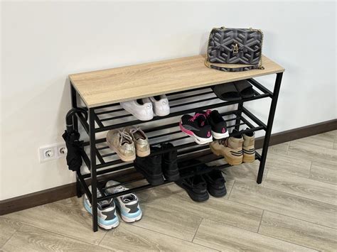 ᐉ Полиця для взуття RТ 4 100 см Чорний Дуб сонома • Краща ціна в Києві Україні • Купити в Епіцентр