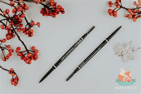 Review Nyx Micro Brow Pencil Brunette And Espresso