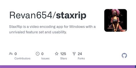 Github Revan654staxrip Staxrip Is A Video Encoding App For Windows