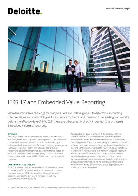 IFRS 17 And Embedded Value Reporting DocsLib