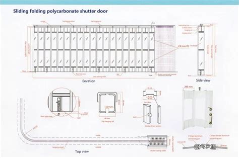 Aluminum Polycarbonate Sliding Folding Shutter Height 7 Feet At ₹ 1000 Sq Ft In Ahmedabad
