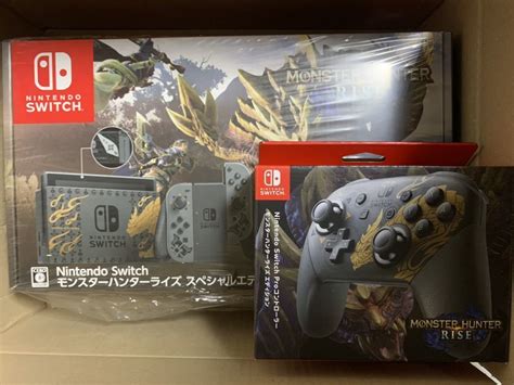 けませんの 【新品・未開封】モンスターハンターライズスペシャルエディション プロコン セット スマブラ
