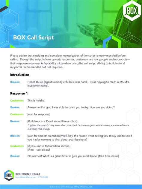 fillable online auto attendant script templates marketing messages