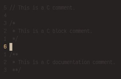 Distinction Between Line Comments And Block Doc Comments Helix Editor