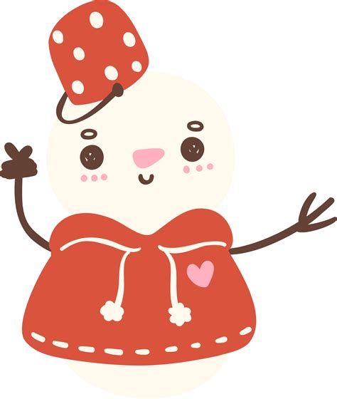 Cute Christmas Snowman 33001549 Png