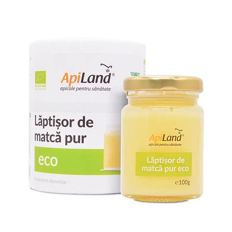 Laptisor De Matca Pur Crud Eco G Apiland Pret Lei Biosano Ro