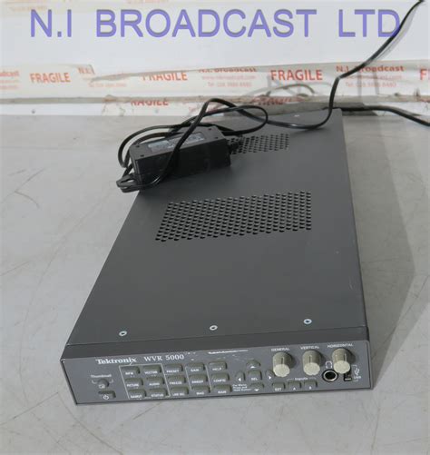 Tektronix Wvr5000 Hdsdi Sdi Rasterizer With Audio And Hd Option N I Broadcast Ltd