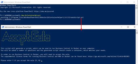How Can I Create Docker Container Using New Bccontainerwizard