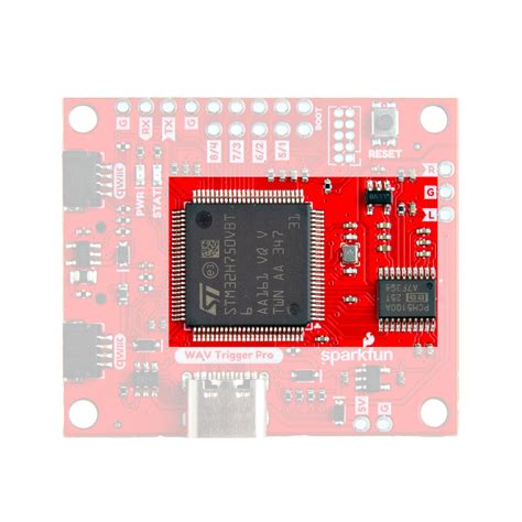Hardware Overview Sparkfun Qwiic Wav Trigger Pro Hookup Guide