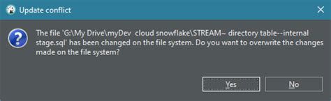 Update Conflict While Editing Files On Google Drive Drive G Issue