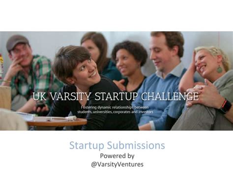 uk varsity startup challenge startup submission ppt