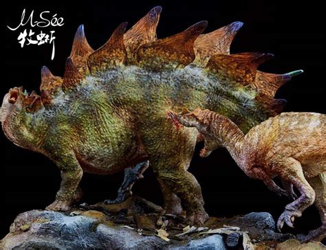 Msee 115 Ceratosaurus Vs Stegosaurus Statue Lana Time Shop