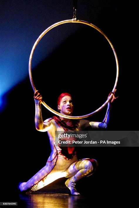 A Preformance During Rehearsals For Cirque Du Soleil In A Big Top