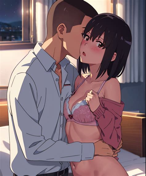 Rule 34 1boy Black Hair Blush Bra Breasts Commentary English
