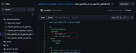 利用 github actions 同步佳明国内到国际 冯威的博客