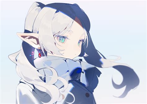 Safebooru 1girl 54haikyo Absurdres Aqua Eyes Blue Scarf Chinese