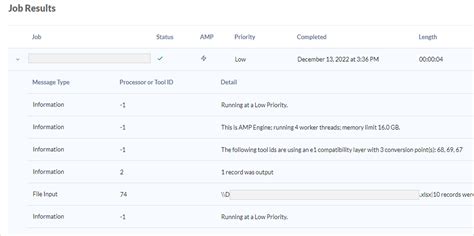 Solved Hiding Details From Job Results Alteryx Community