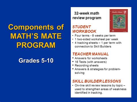Learning Cycles Providers Of Essential Math Skill Review Programs
