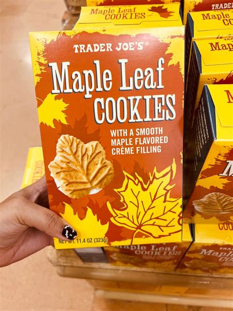 Trader Joes Maple Leaf Cookies Maple Leaf Cookies Leaf Cookies