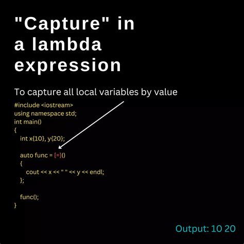 Capture In Lambda Expression PDF