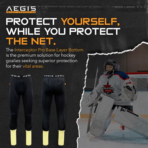 Aegis Goalie Base Layer Bottoms D3o® Impact Protection Base Layer