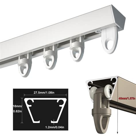 Ceiling Rail Track System Track Systems For Glass Walls Multiwal