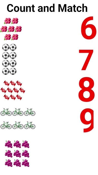 Counting Counting Matching Counting 6 To10 Youtube