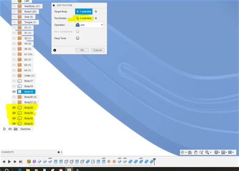 solved how to combine faces with a body in fusion 360 autodesk community