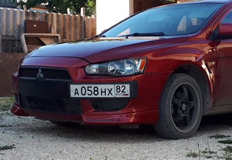 клыки на бампер — Mitsubishi Lancer X, 1,5 л, 2008 года | другое | DRIVE2