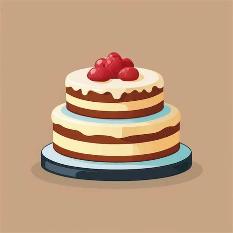 Premium Ai Image Cakes Logo Vector Icon Clip Art Illustration 2d