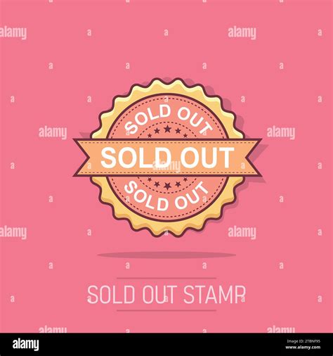 Sold Out Grunge Rubber Stamp Vector Illustration On White Background