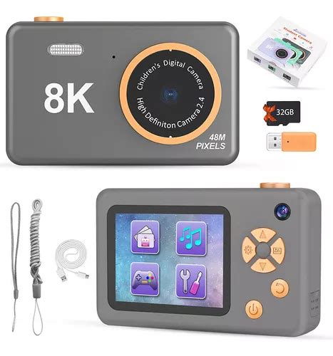 Cámara Digital Portátil 1080p Hd8k Con Lentes Duales Envío Gratis