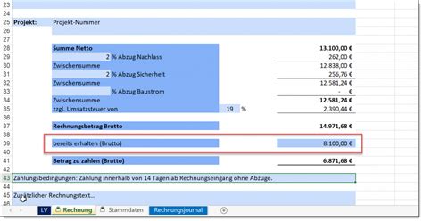 Update Excel Aufmaß XRechnung V5 3 Software für GAEB