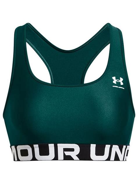 Under Armour Womens Training Heatgear Armour Mid Support Branded Bra