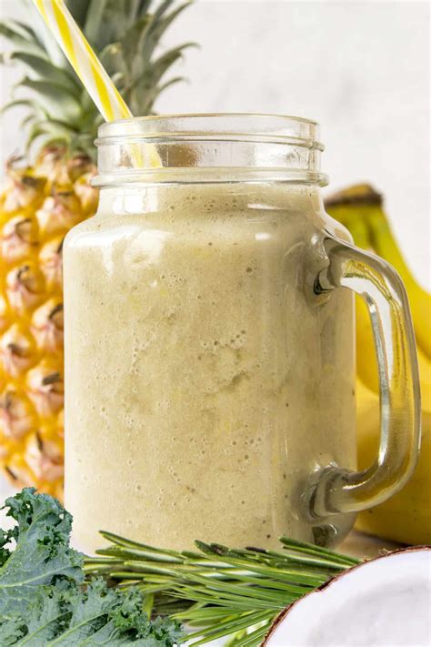 Cholesterol Lowering Pineapple Kale Smoothie Make Drinks