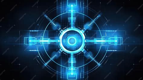 Premium Photo Set Of Sci Fi Modern User Interface Elementshudgui For