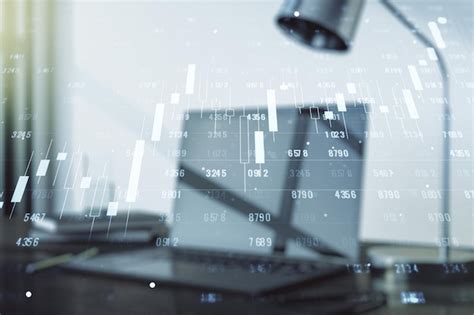 Premium Photo Double Exposure Of Abstract Creative Statistics Data