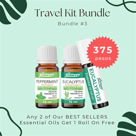 Wowhappy Travel Kit Essential Oil Blend 10ml Lazada Ph
