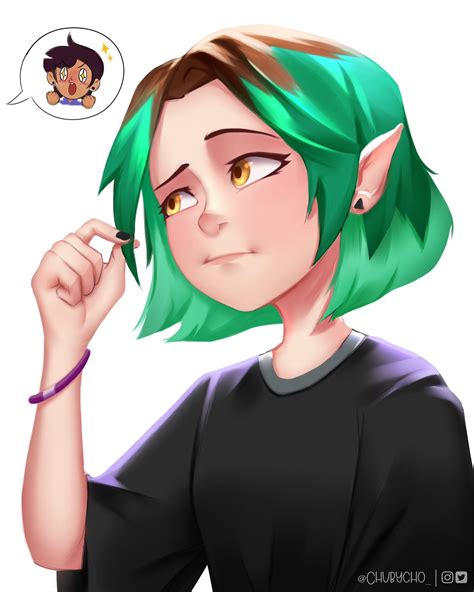 Hair Down Amity By Thefreshknight On Deviantart Owl H