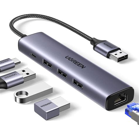 Ugreen Usb Hub With Gigabit Ethernet Shop Affordable Hub Al Hamd Tech