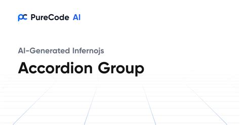 implement infernojs accordion group using ai
