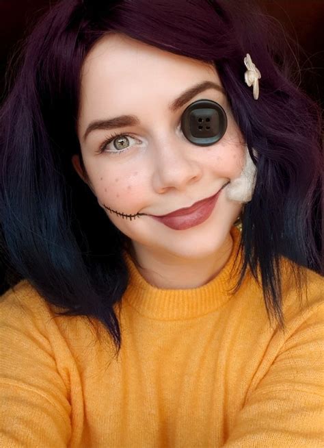 Coraline Halloween Makeup Looks Halloween Looks Halloween Makeup